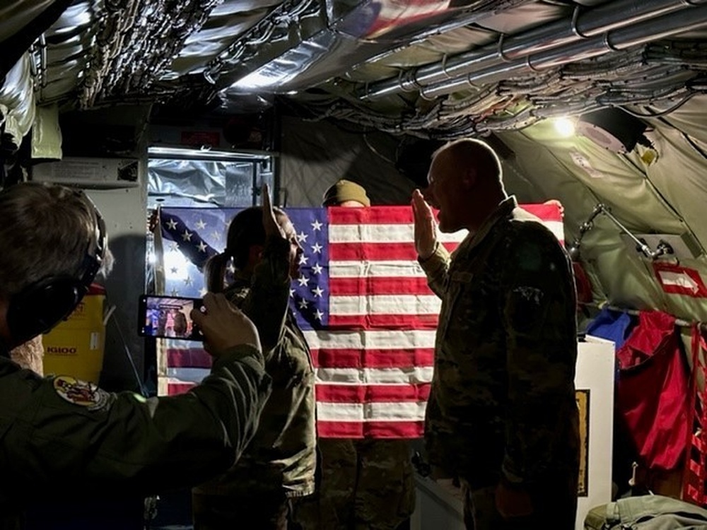 DVIDS - Images - McClurg In-flight Promotion [Image 6 of 9]