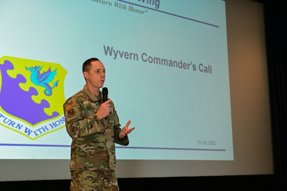 DVIDS - Images - 31st FW Commander’s Calls update mission, vision ...