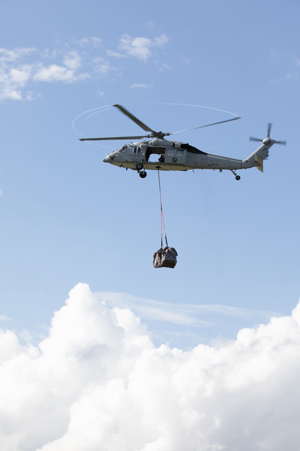 DVIDS - Images - VertREP - Fleet Forces Band equipment being dropped