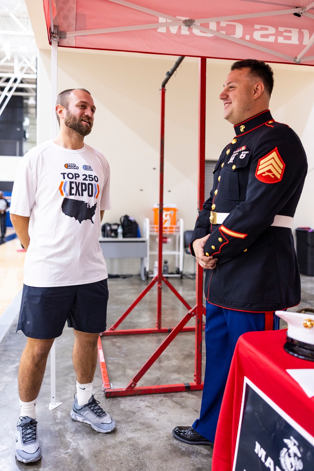 DVIDS - Images - Marines Partner with Prep Sports Network [Image 3 of 10]