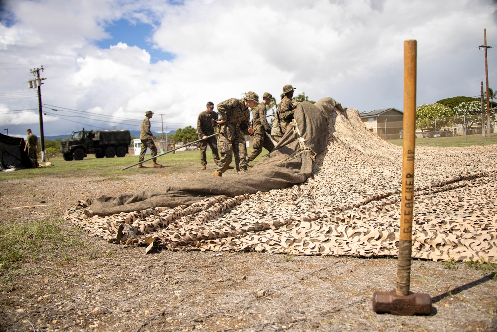 DVIDS - Images - 3d Marine Littoral Regiment displaces Alpha command node to Puuloa Range [Image ...