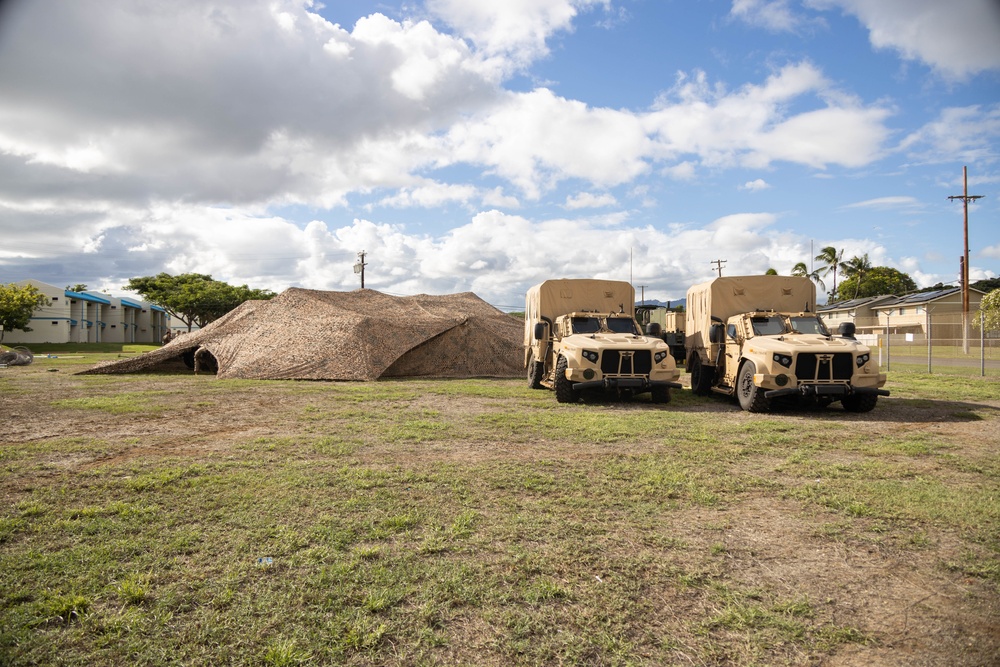 DVIDS - Images - 3d Marine Littoral Regiment displaces Alpha command node to Puuloa Range [Image ...
