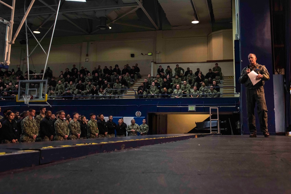 DVIDS - Images - Theodore Roosevelt holds all hands call [Image 2 of 3]