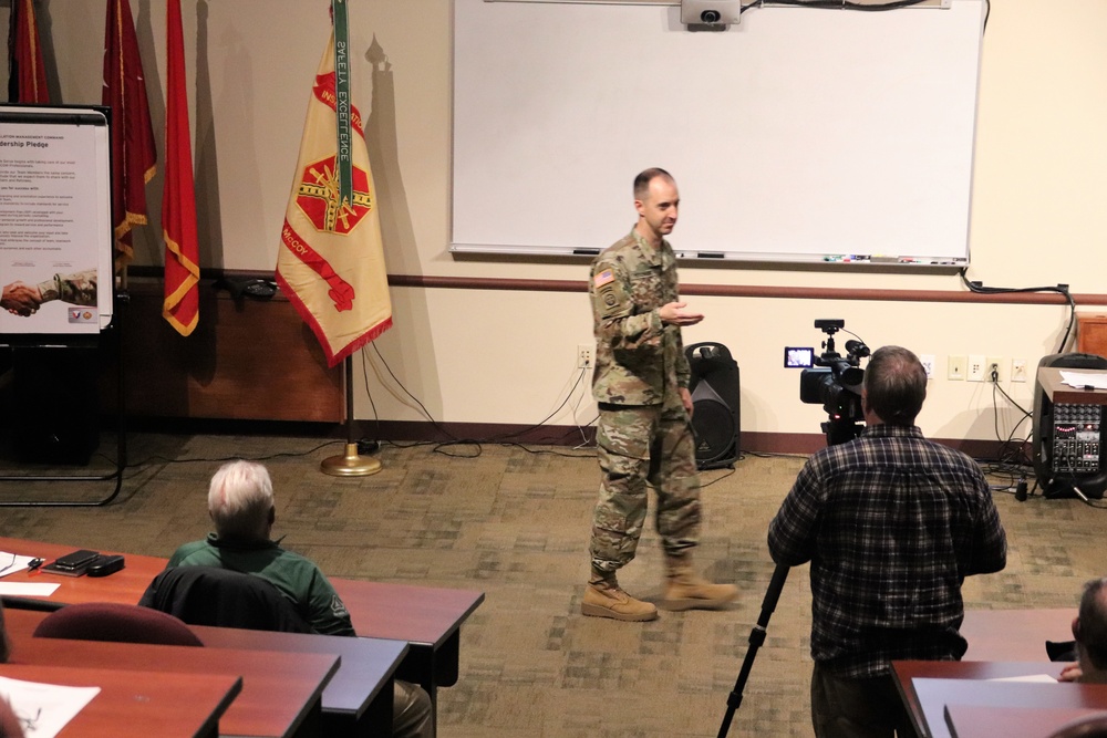 DVIDS - Images - Fort McCoy Garrison commander holds town hall to ...