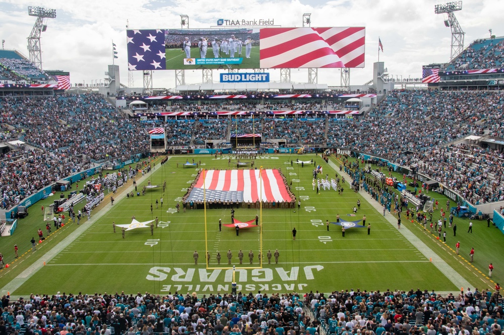 DVIDS - Images - 125th Fighter Wing perform flyover at Jags game [Image ...