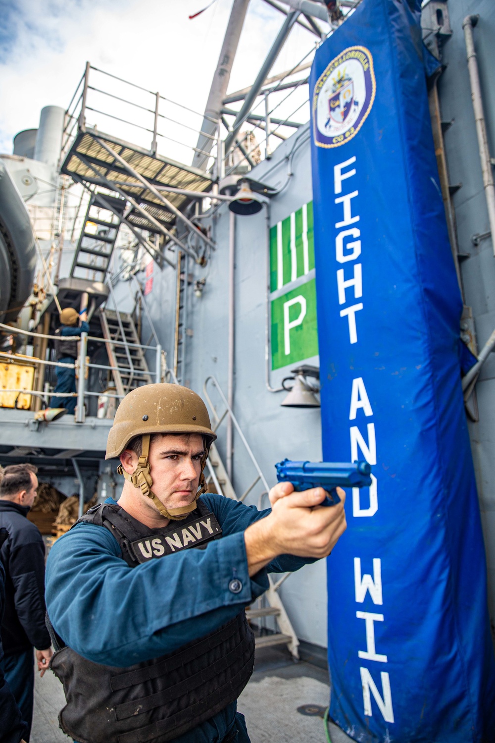 DVIDS - Images - USS Chancellorsville Conducts SRF-bravo Training ...