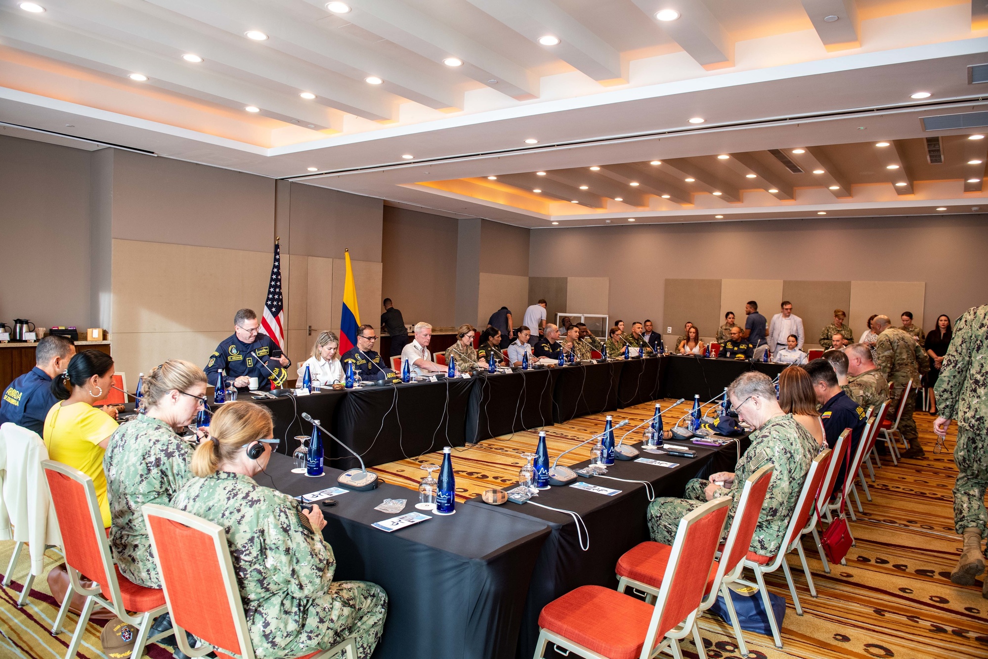 Military Round Table Meeting