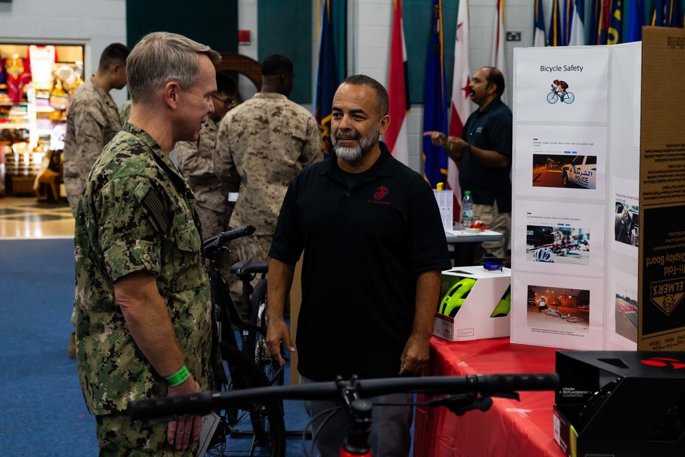 DVIDS - Images - Rear Adm. Bailey Attends Health and Safety Fair [Image ...