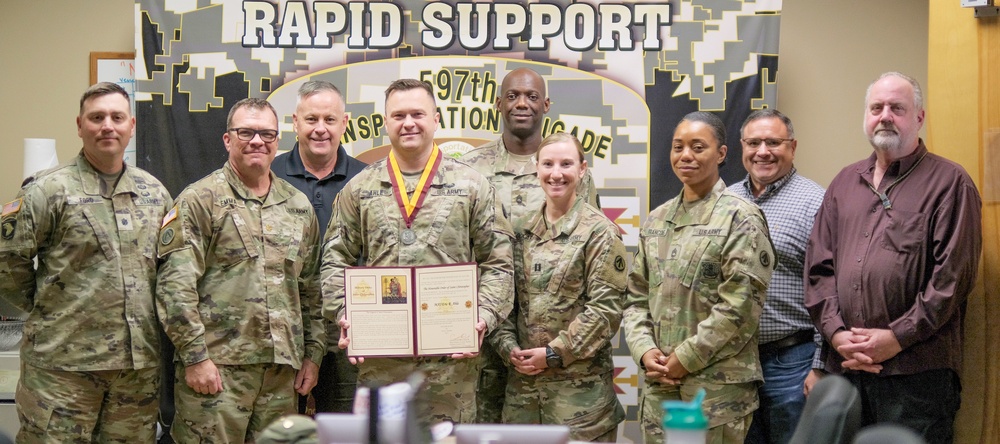 DVIDS - Images - Logistics officers recognized for contributions to ...