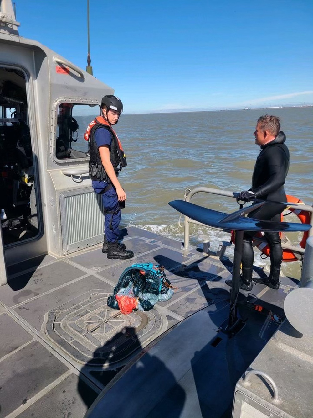 Dvids Images Coast Guard Rescues Person In Water Near Texas City