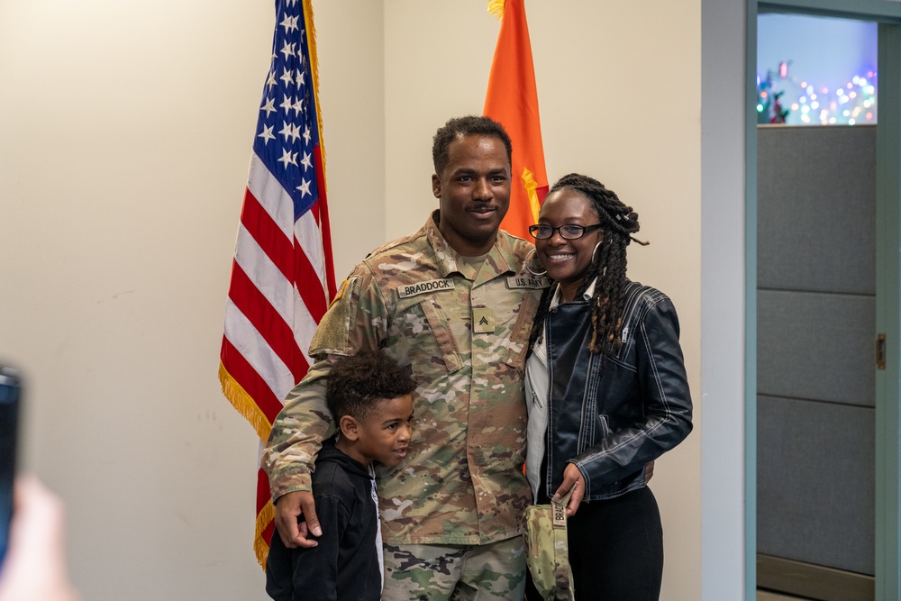 DVIDS - Images - Corporal Braddock's promotion ceremony [Image 1 of 6]