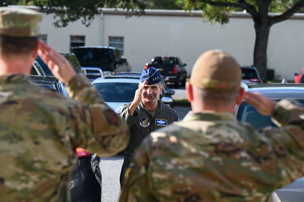 DVIDS - Images - DoD Senior leaders connect with 350th SWW: Lt Gen O'Brien [Image 1 of 3]