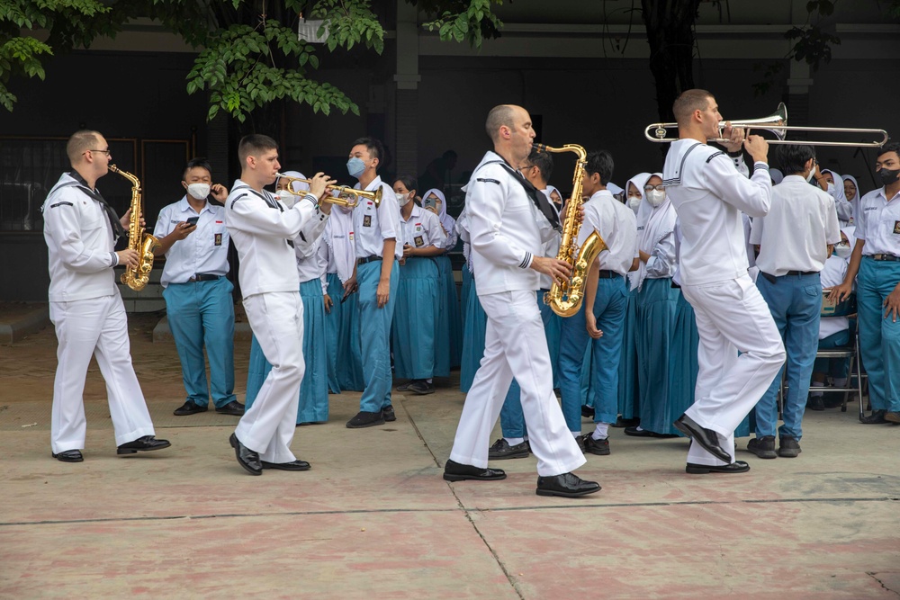 DVIDS - Images - U.S. 7th Fleet Broadside Brass Band Concert CARAT 2022 ...