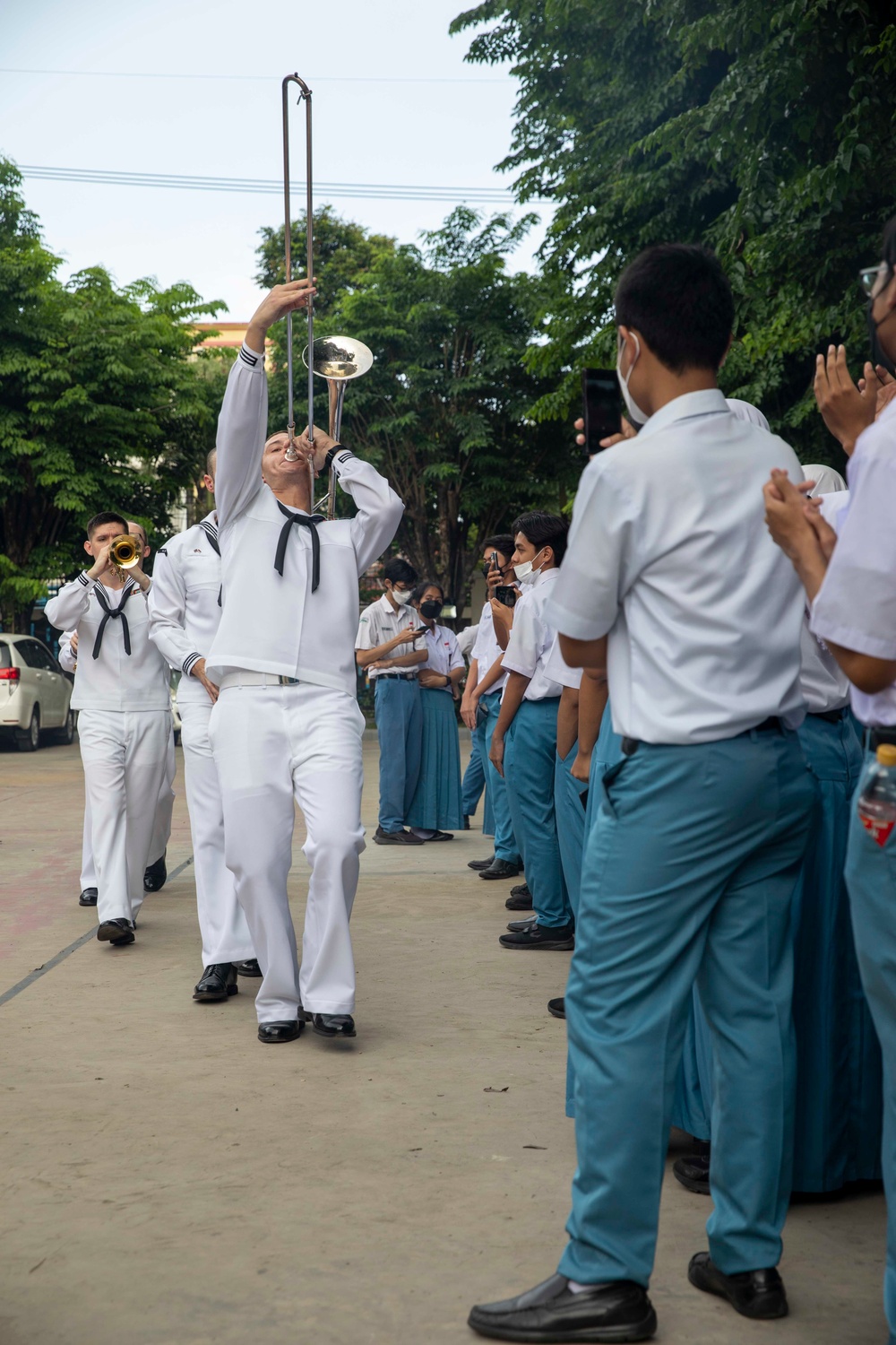 DVIDS - Images - U.S. 7th Fleet Broadside Brass Band Concert CARAT 2022 ...