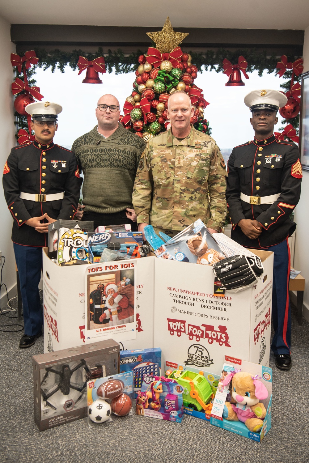 DVIDS - Images - F-35 JPO Participates in 75th Annual Toys for Tots Program