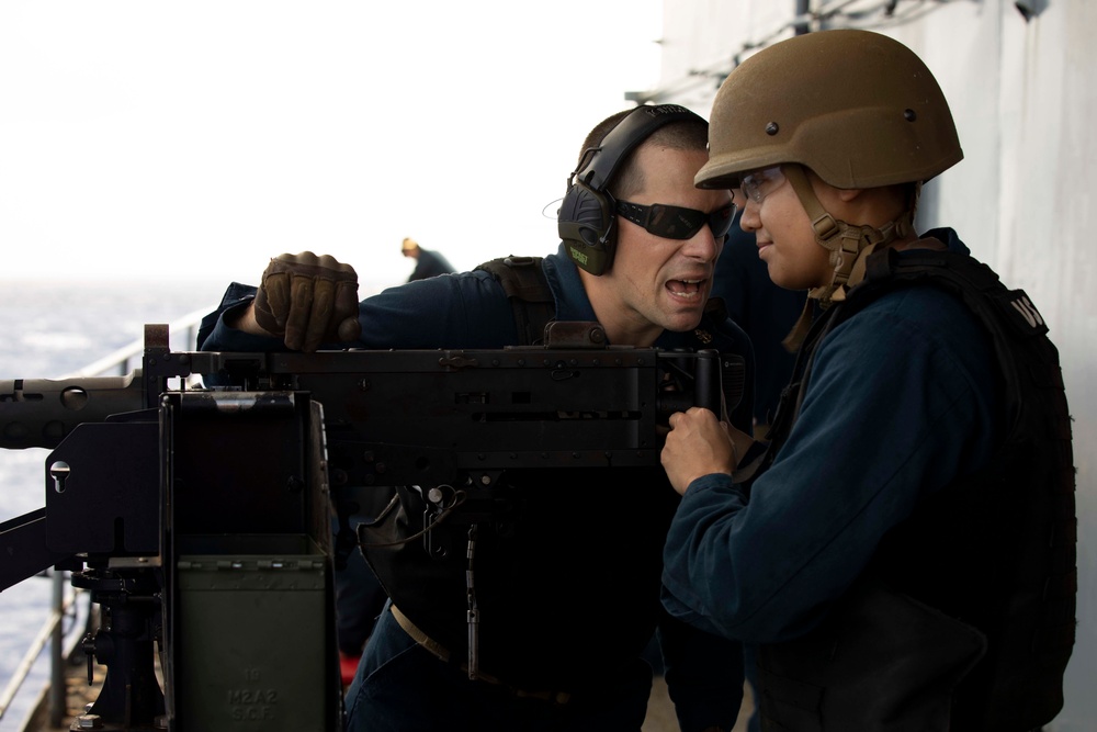 DVIDS - Images - USS Emory S. Land Crew-Served Weapons Qualification ...