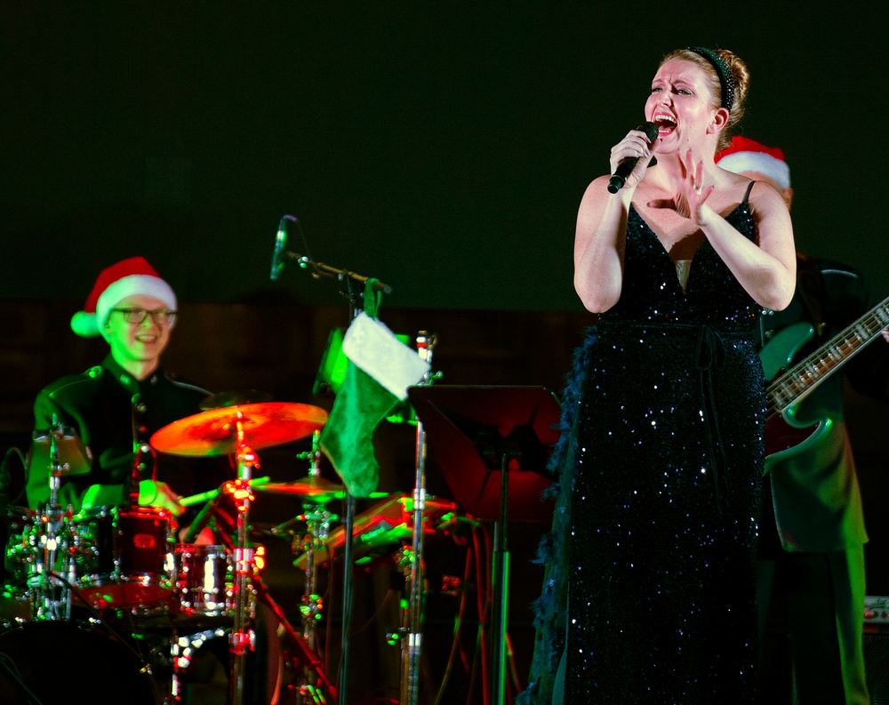 DVIDS - Images - Band of Flight delivers holiday spirit [Image 3 of 17]