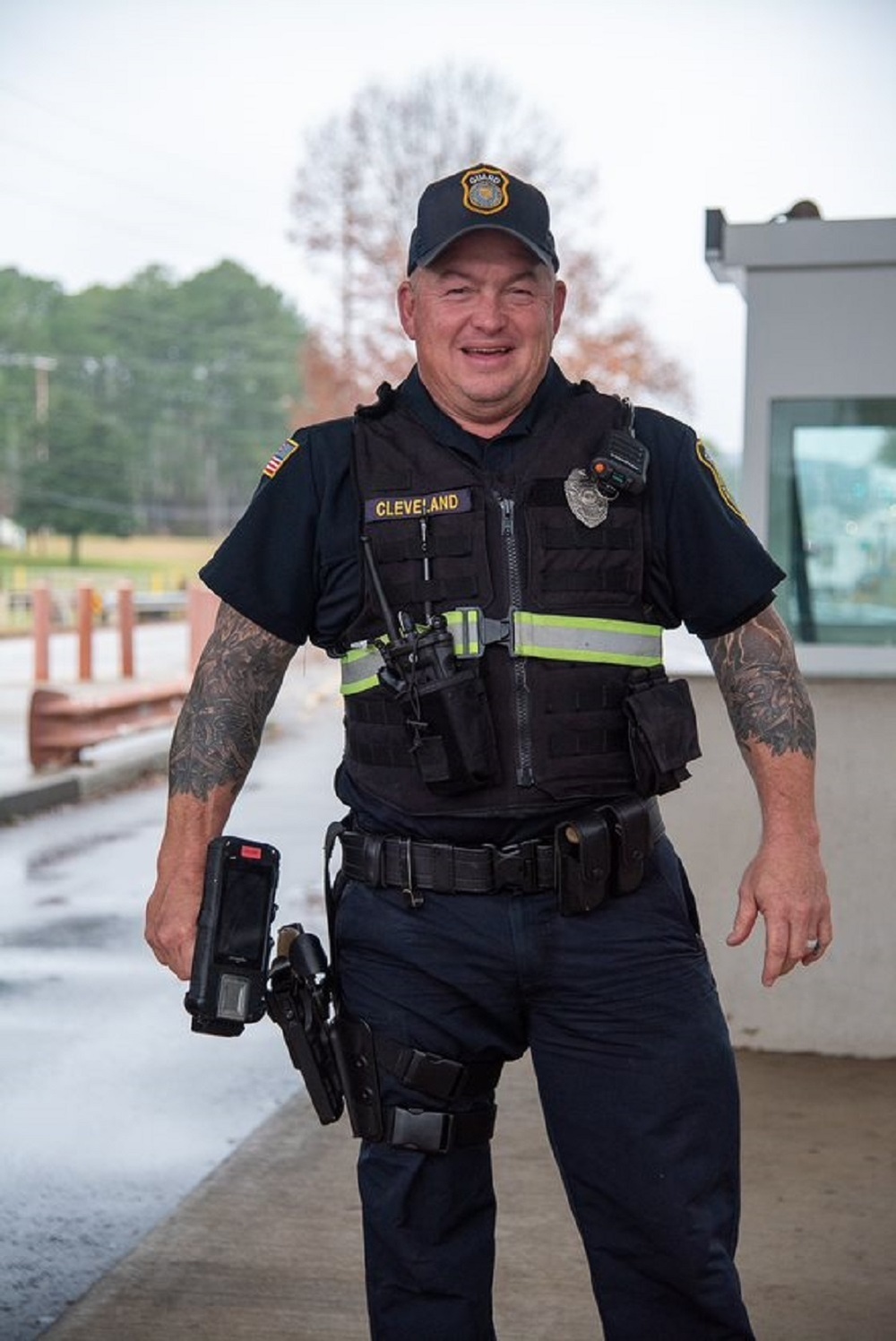 DVIDS - News - Gate guard's greetings glisten