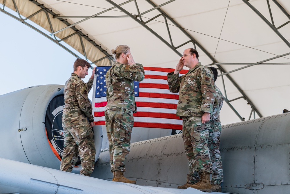 DVIDS - Images - A-10C Thunderbolt II Reenlistment [Image 2 of 5]