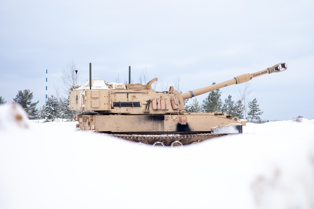 DVIDS - Images - 2-82 FA Pierces Through the Winter Snow with Joint ...