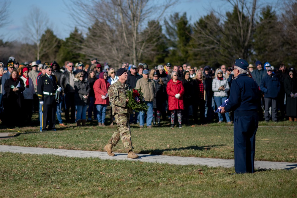 DVIDS - Images - 512th Security Forces Squadron NCOIC, lays the U.S ...