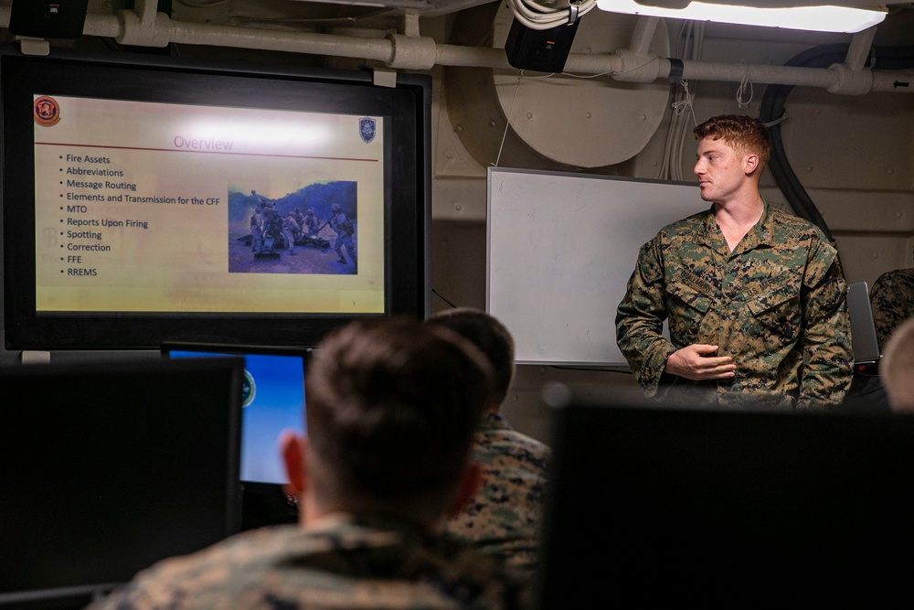 DVIDS - Images - Call for Fire Class on USS Anchorage [Image 1 of 3]