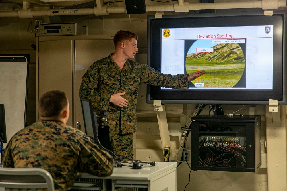DVIDS - Images - Call for Fire Class on USS Anchorage [Image 3 of 3]