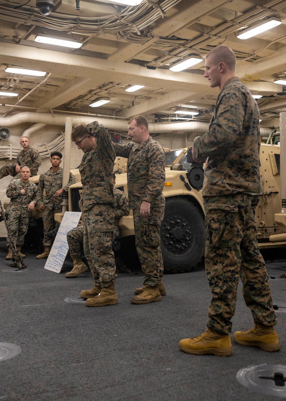 DVIDS - Images - Evacuation Control Center Training Aboard USS ...