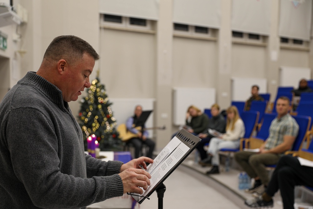 DVIDS - Images - V Corps holds Christmas Eve service at Camp Kościuszko ...