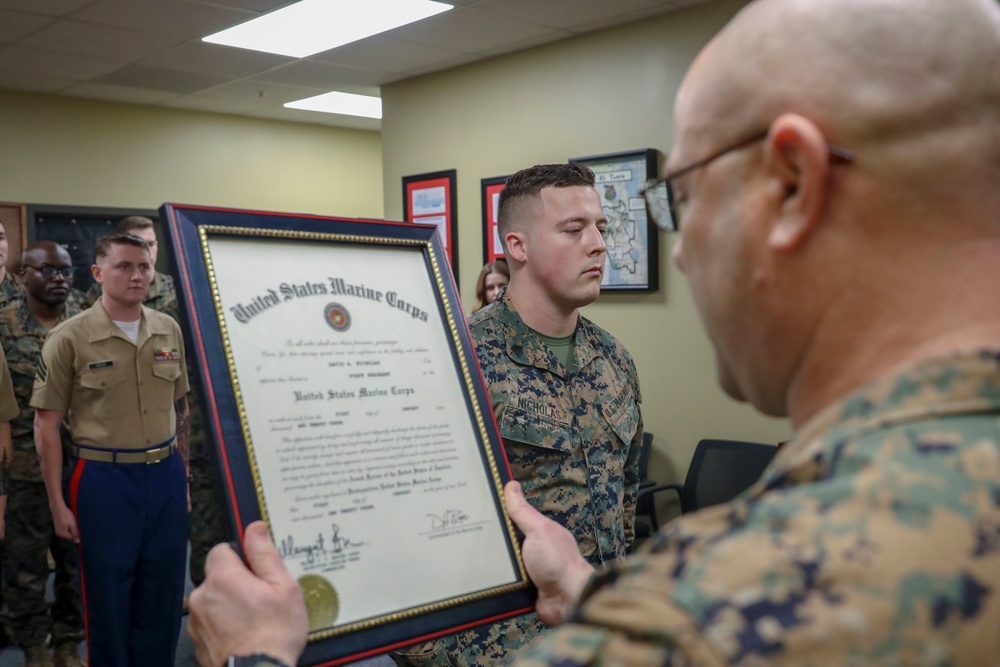 DVIDS - Images - Staff Sgt. Nicholas promotion ceremony [Image 3 of 3]