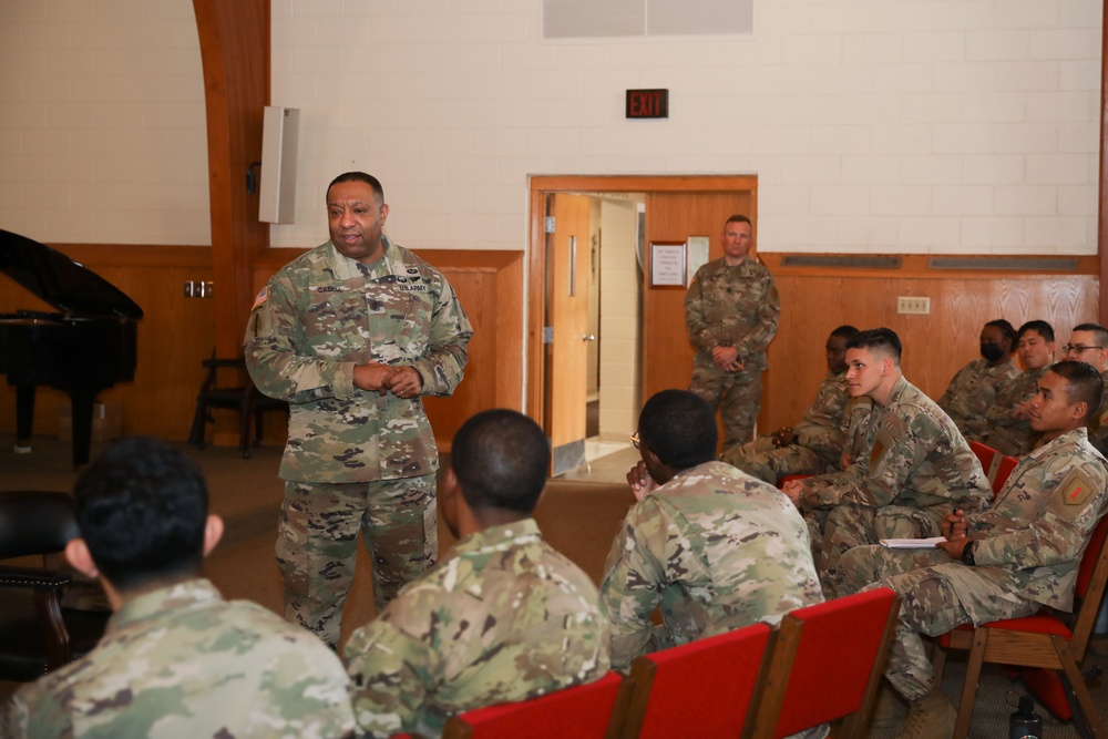 DVIDS - Images - Sgt. Maj. Darnell Cabell Visits the 9th Financial ...