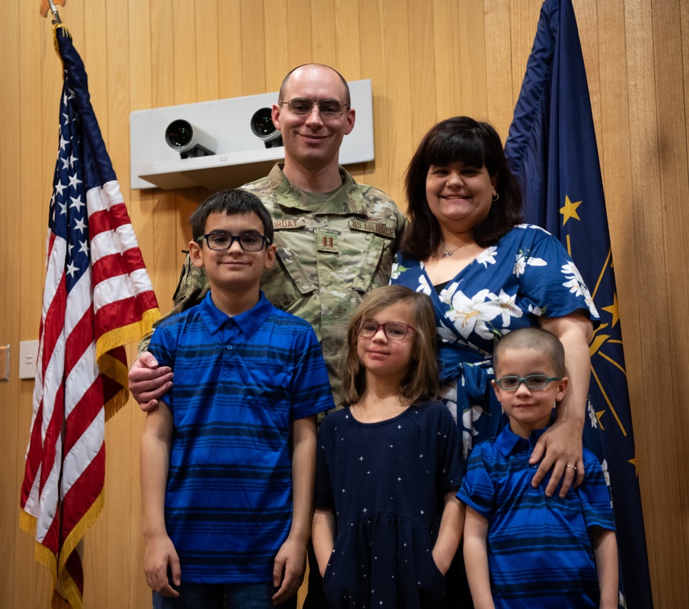 DVIDS - Images - 122nd Communications Flight welcomes new commander [Image 1 of 4]