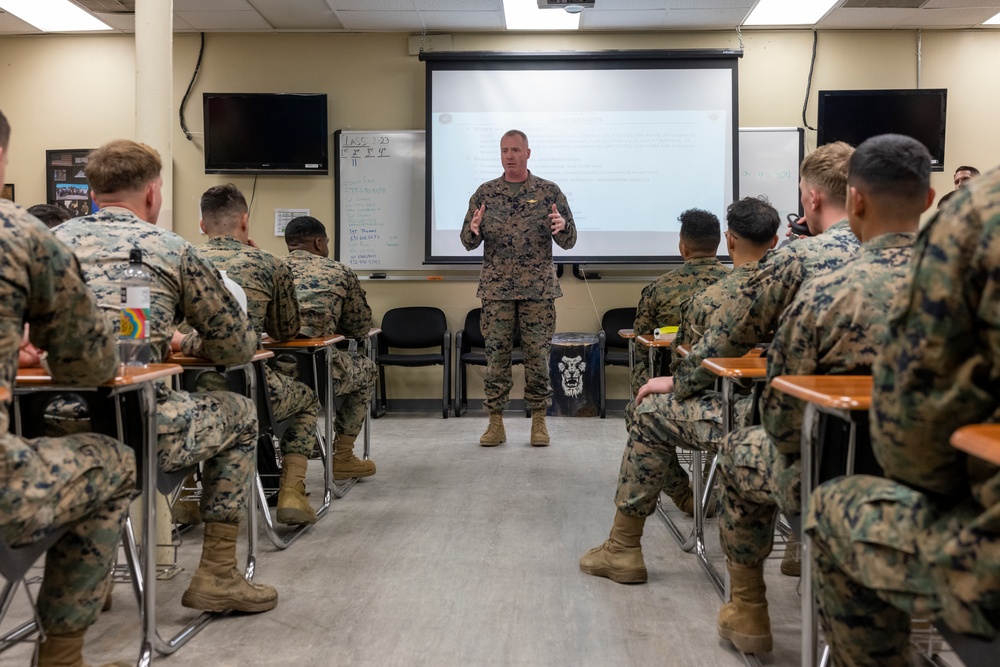 DVIDS - Images - 2nd Marine Logistics Group Commanding General speaks ...