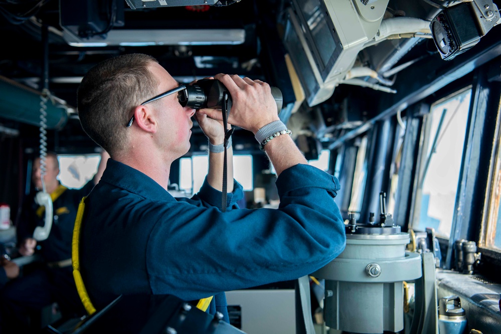 DVIDS - Images - Wayne E. Meyer Sailor Stands Watch [Image 1 of 6]