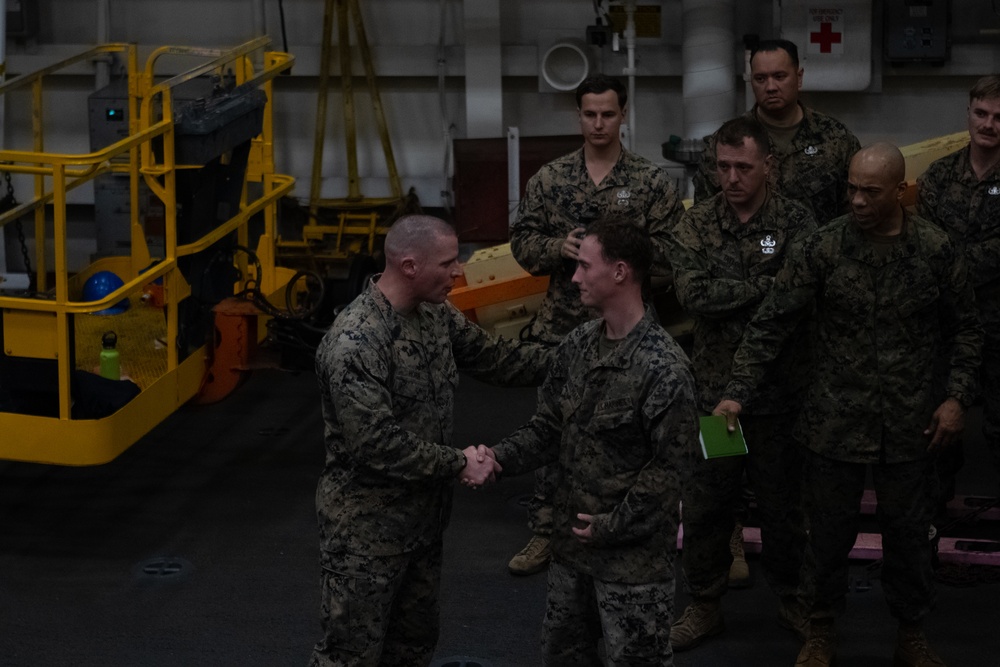 DVIDS - Images - 26th MEU Sergeant Major Visits Marines and Sailors ...