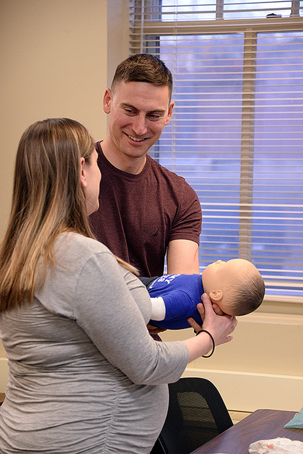 DVIDS - Images - New Parent Support Program: Newborn care class among ...