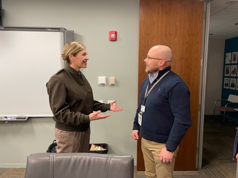 DVIDS - Images - BG Peeples' visit to LRC [Image 3 of 4]