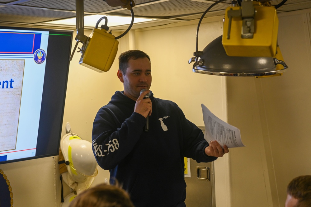 DVIDS - Images - USCGC Stone’s crew conduct training underway [Image 1 ...