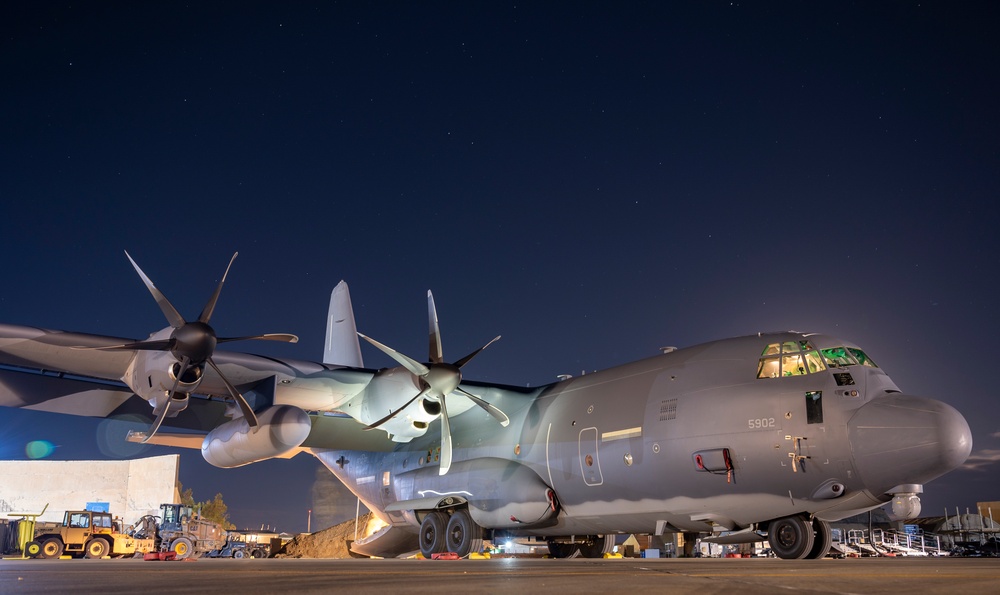 DVIDS - Images - In the dark of the night; HC-130J performs night ops ...