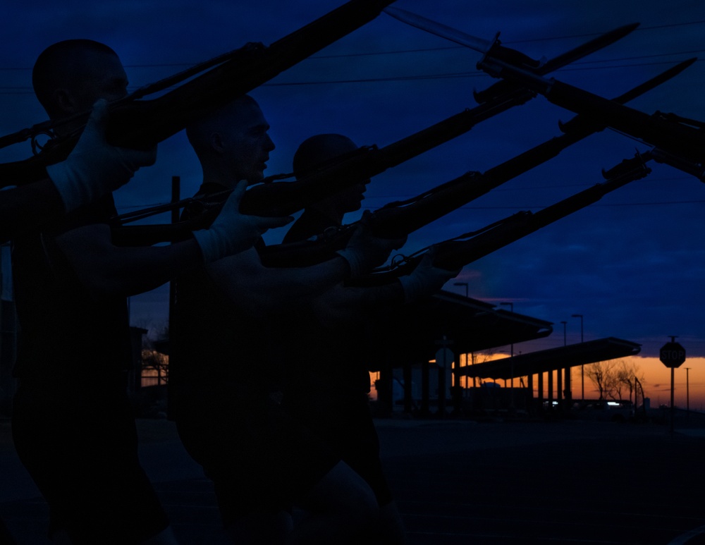 DVIDS - Images - Marines of the Battle Color Detachment begin their ...