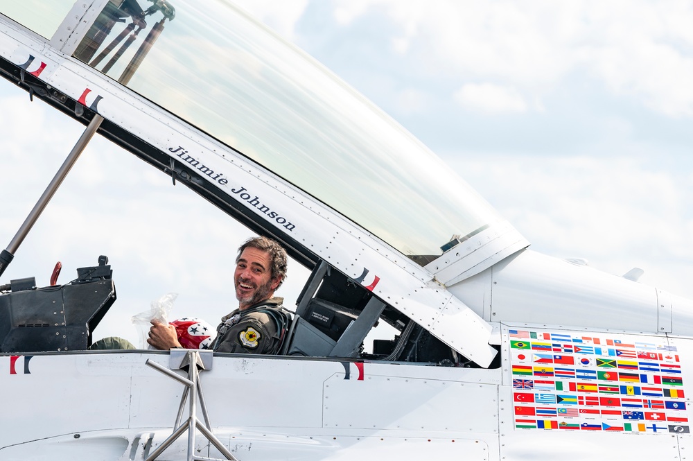 DVIDS - Images - Jimmie Johnson takes flight with Thunderbirds [Image 8 ...