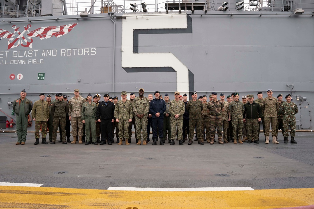 DVIDS - Images - NATO Military Committee Tours USS Bataan [Image 6 of 10]
