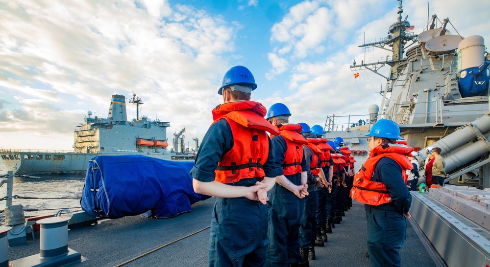 DVIDS - Images - USS Benfold Conducts Replenishment-at-sea with USNS ...