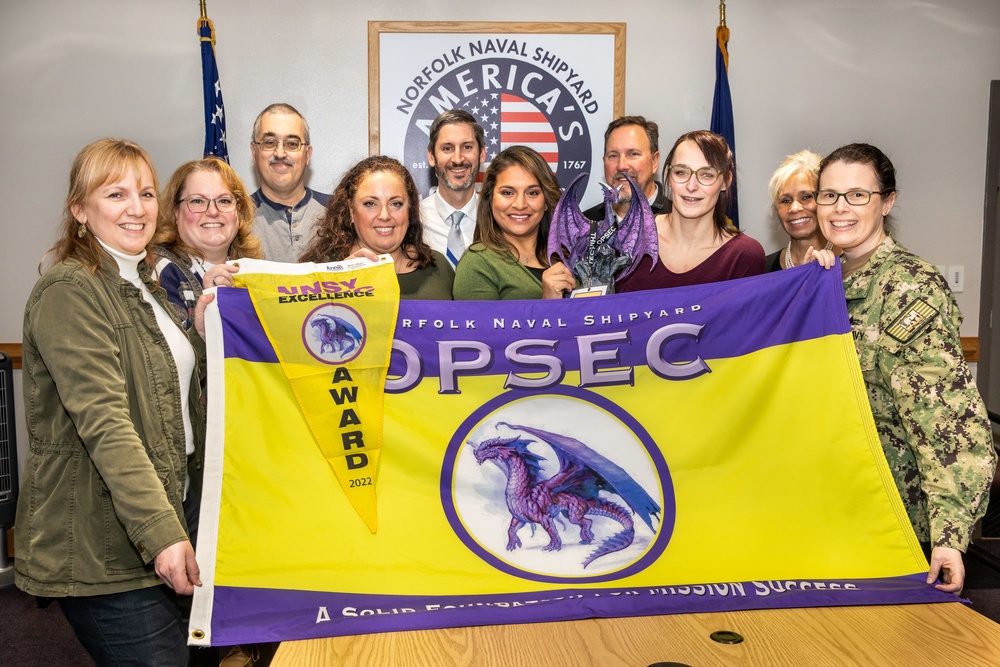 DVIDS - News - Code 2300 Celebrates First Excellence of OPSEC Award Win ...