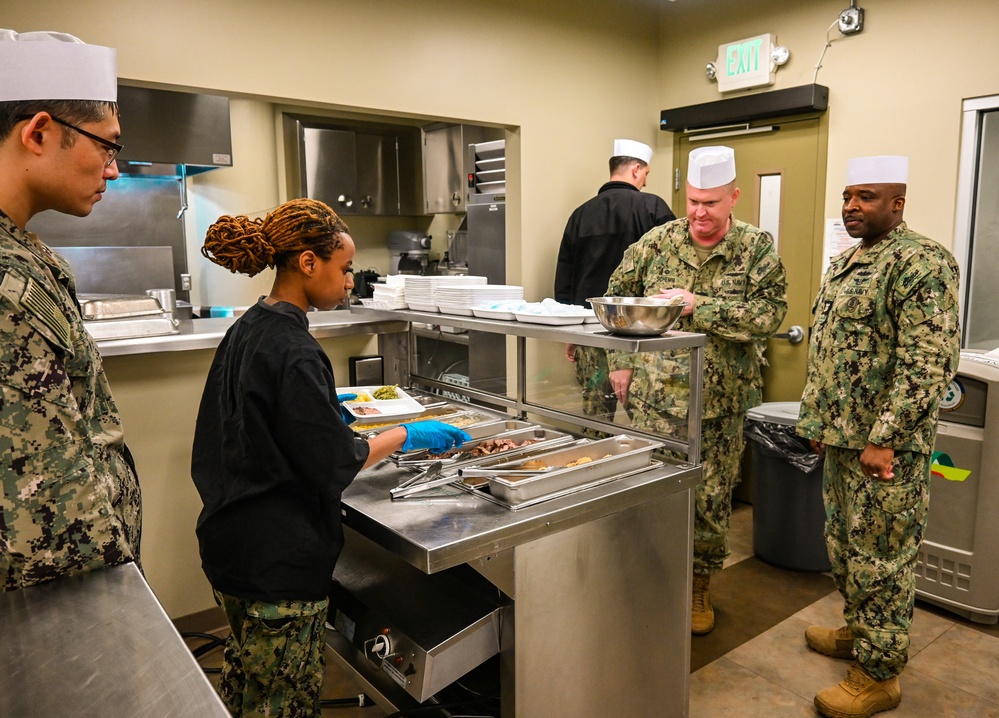 DVIDS - Images - A Sailor demonstrates her portion control as she ...