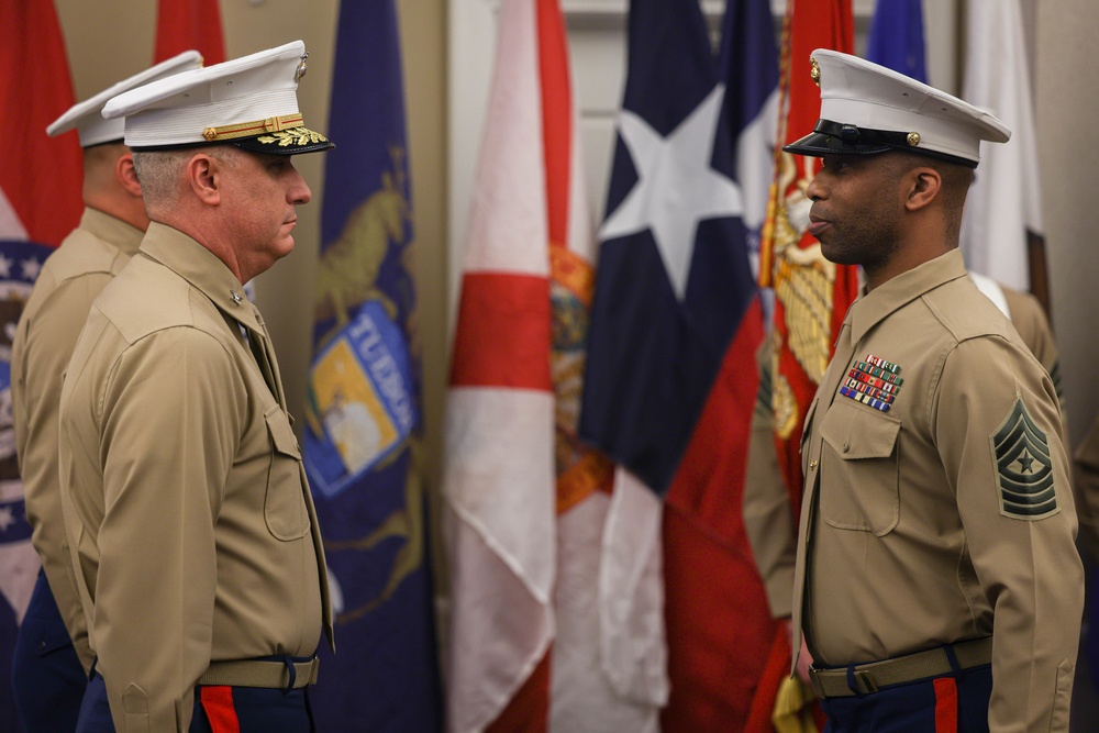 DVIDS - Images - TECOM Relief and Appointment concludes with Sgt. Maj ...