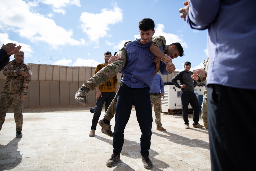 DVIDS - Images - Syrian Internal Security Forces conduct medical training [Image 1 of 7]