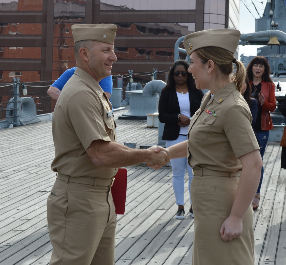DVIDS - Images - Naval Museum hosts a promotion ceremony aboard ...