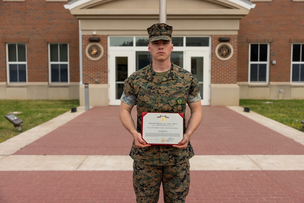 DVIDS Images Marine Security Guard Marines Receive A NAM For Heroic