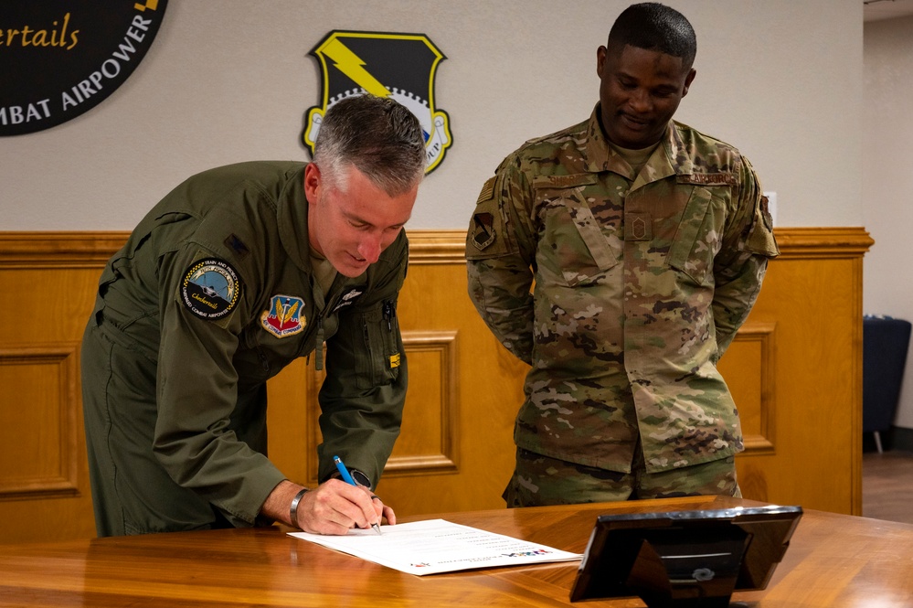 DVIDS - Images - Team Tyndall signs joint proclamation for MMC [Image 2 ...